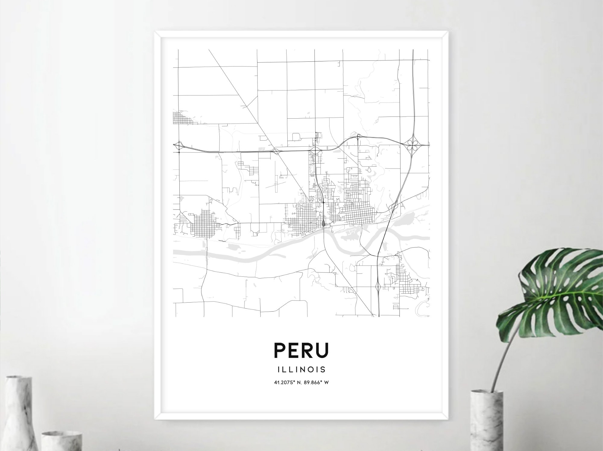 Peru Map Print Peru Map Poster Wall Art Il City Map - Etsy
