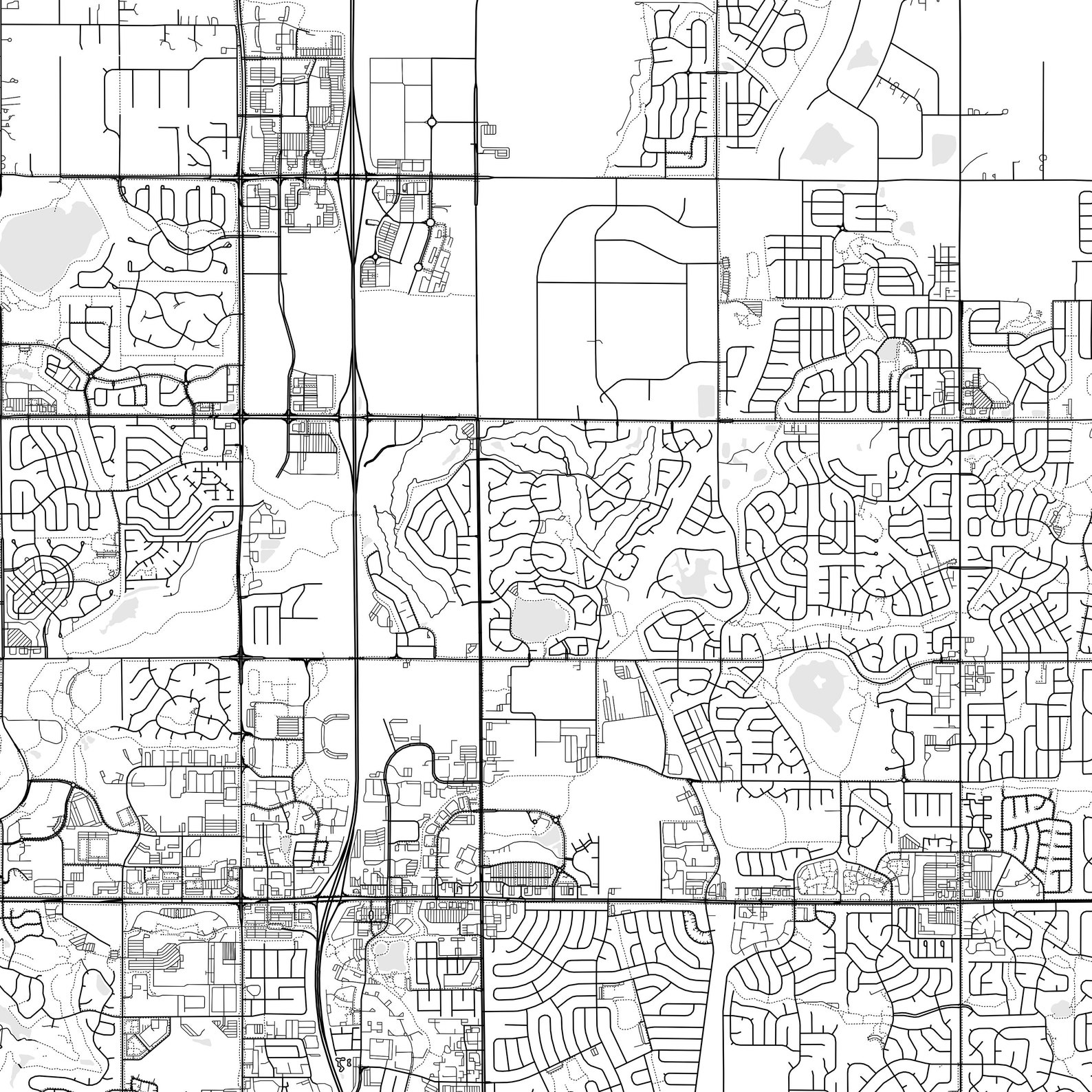 Thornton Map Print Thornton Map Poster Wall Art Co City Map - Etsy