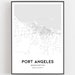 Port Angeles Map Print, Port Angeles Map Poster Wall Art, Wa City Map ...