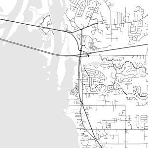 Daphne Map Print, Daphne Map Poster Wall Art, Al City Map, Alabama ...