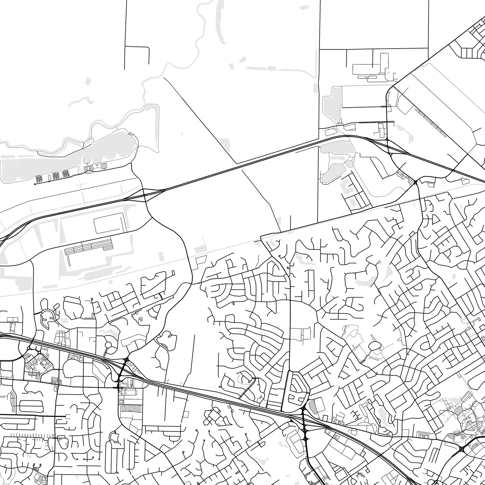 Saint Charles Map Print Saint Charles Map Poster Wall Art Mo - Etsy