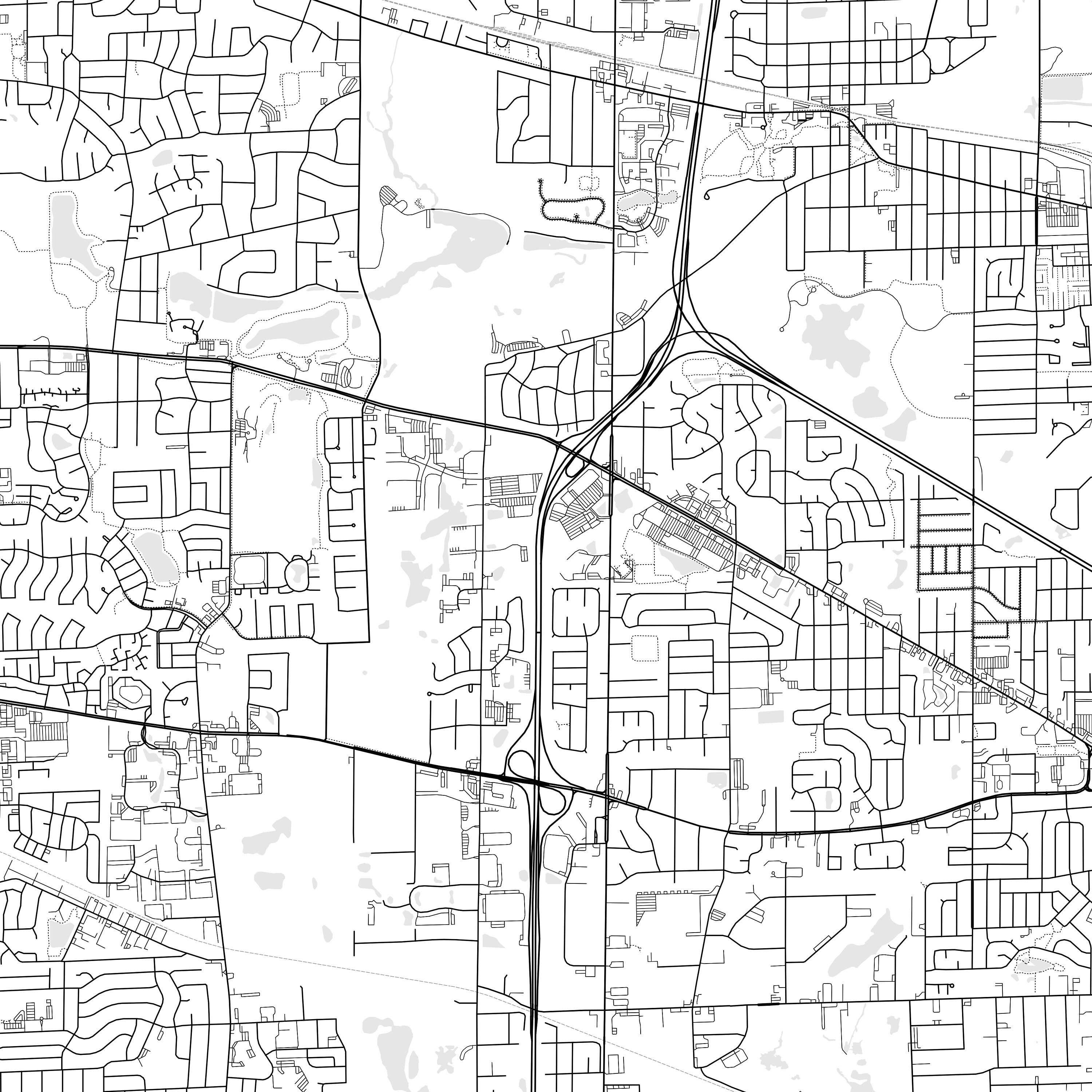 Addison Map Print, Addison Map Poster Wall Art, Il City Map, Illinois ...