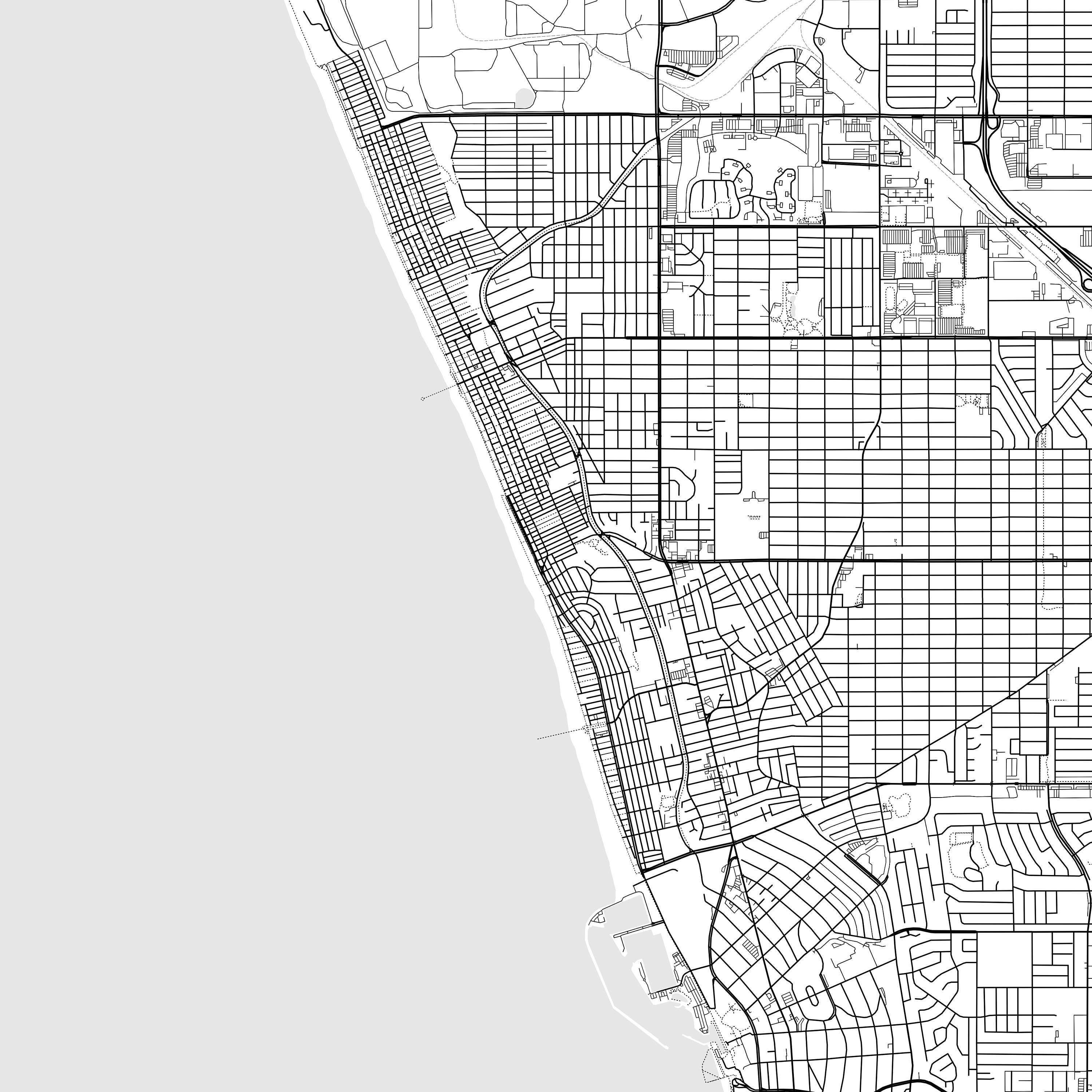 Redondo Beach Map Print Redondo Beach Map Poster Wall Art Ca - Etsy