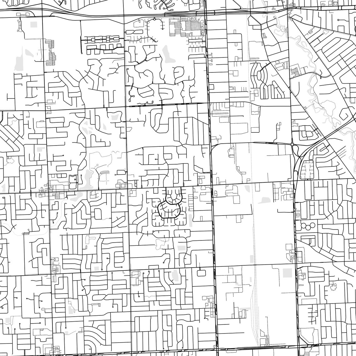 Sterling Heights Map Print, Sterling Heights Map Poster Wall Art, Mi ...