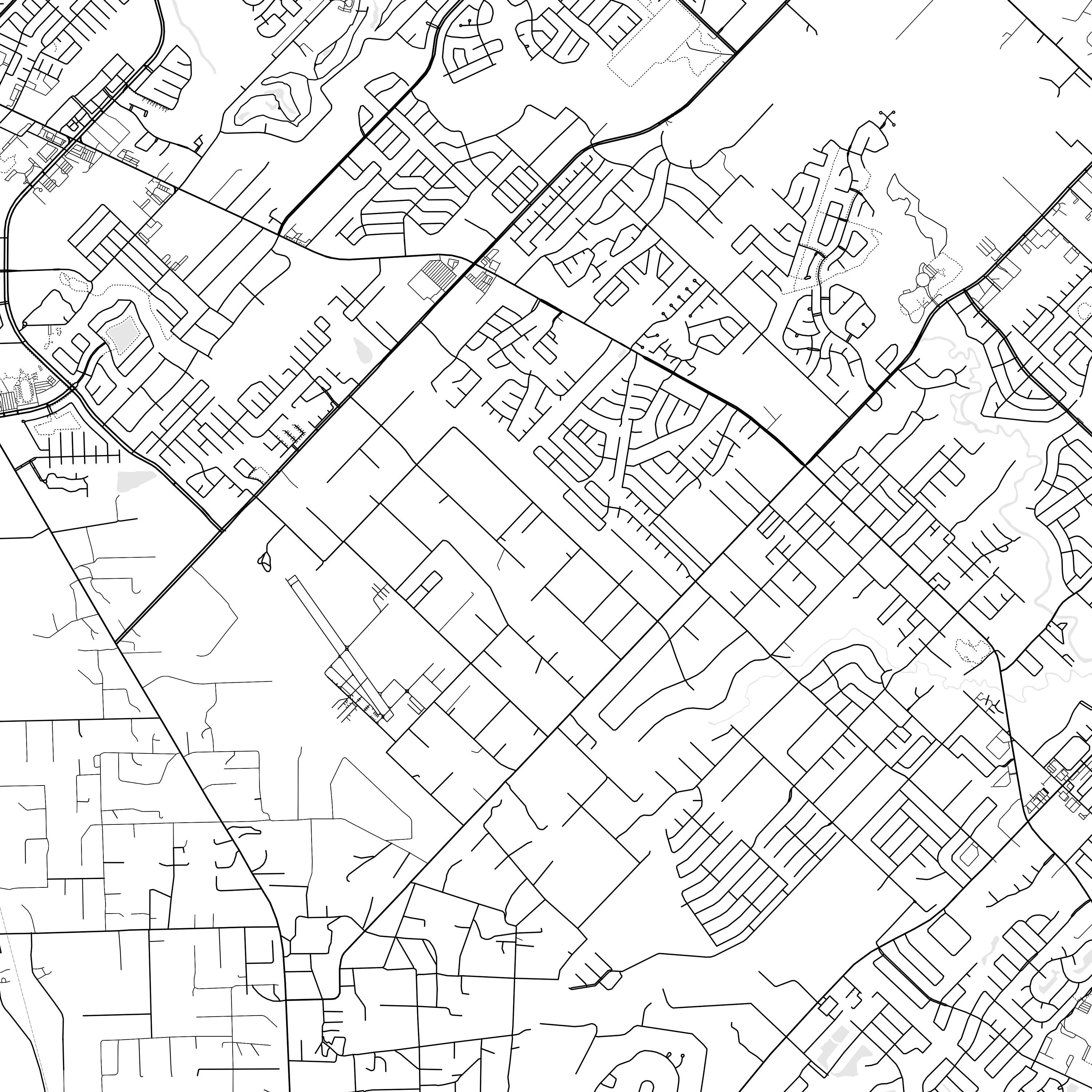 Friendswood Map Print, Friendswood Map Poster Wall Art, Tx City Map ...