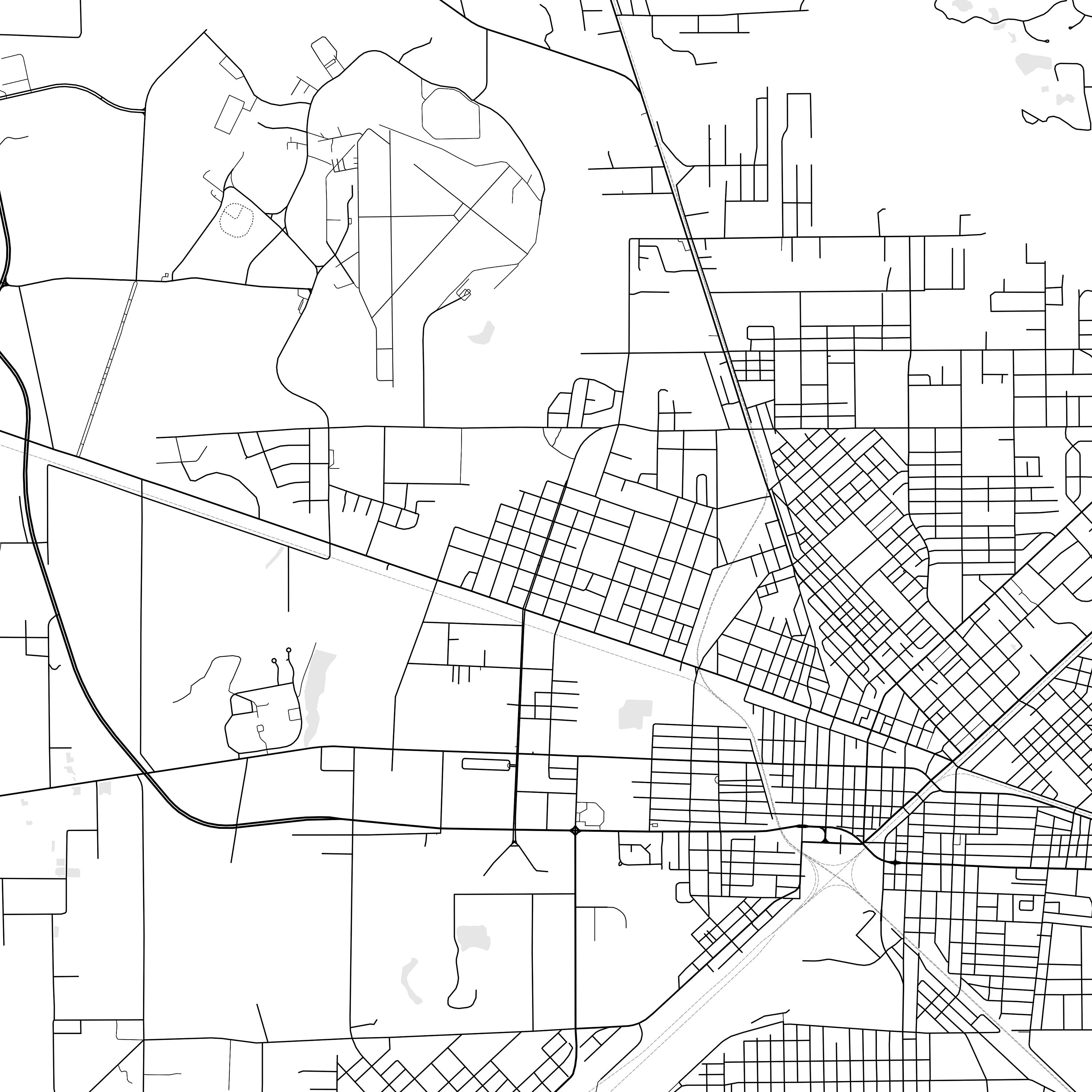 Waycross Map Print, Waycross Map Poster Wall Art, Ga City Map, Georgia ...