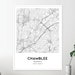 Chamblee Map Print, Chamblee Map Poster Wall Art, Ga City Map, Georgia ...