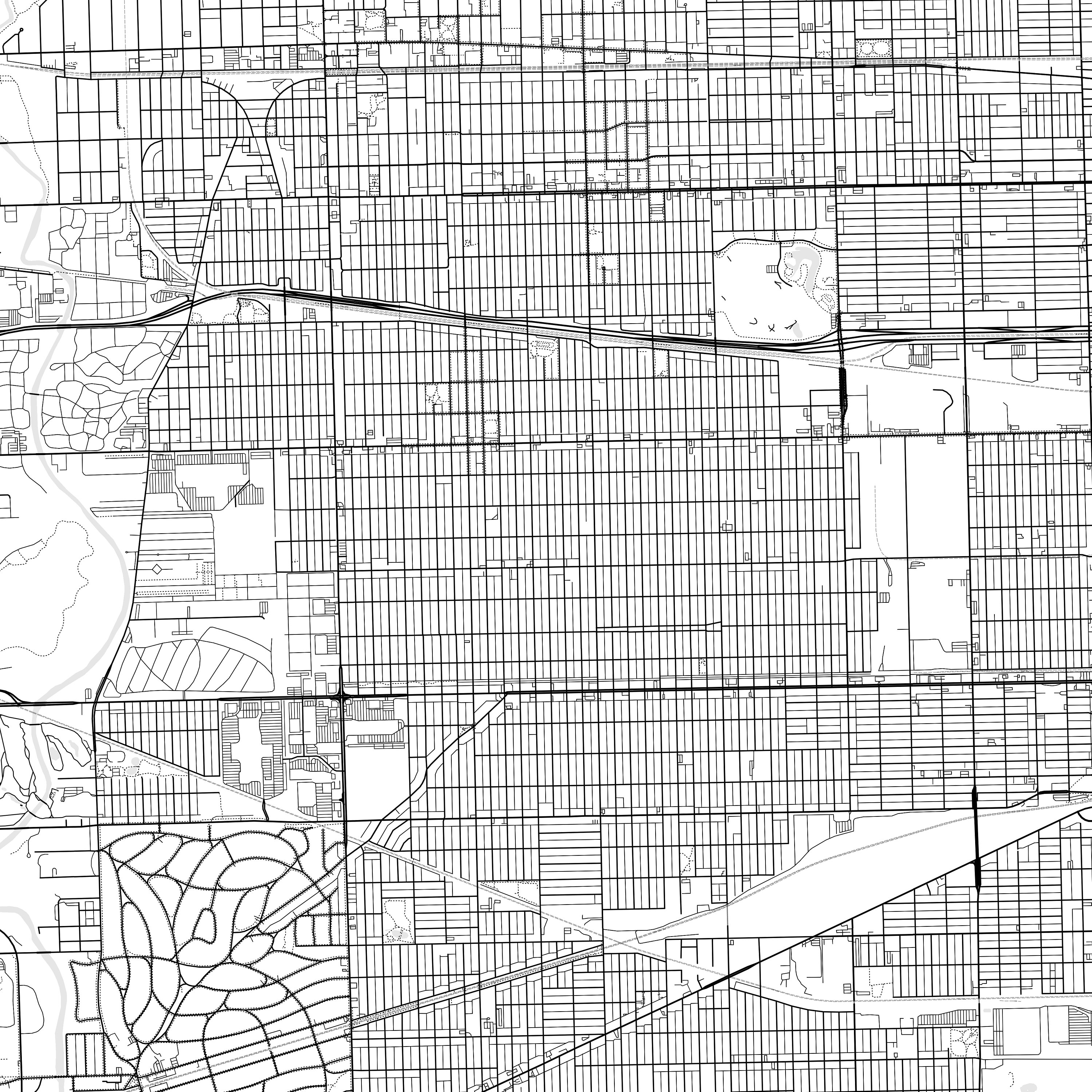 Cicero Map Print, Cicero Map Poster Wall Art, Il City Map, Illinois ...