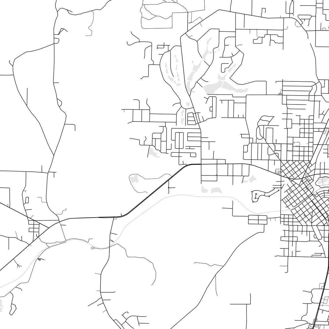 Crestview Map Print, Crestview Map Poster Wall Art, Fl City Map ...