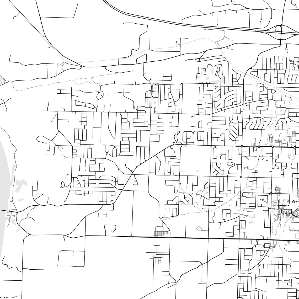 Conway Map Print, Conway Map Poster Wall Art, Ar City Map, Arkansas ...