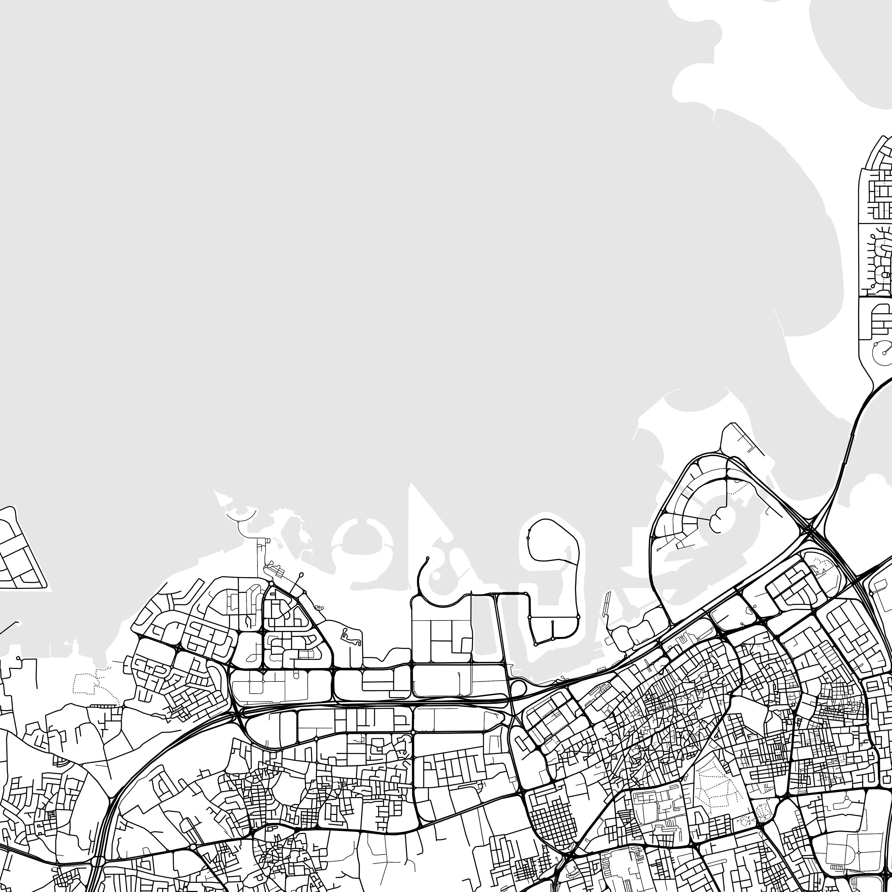 Manama Map Print, Manama Map Poster Wall Art, Manama City Map, Manama ...