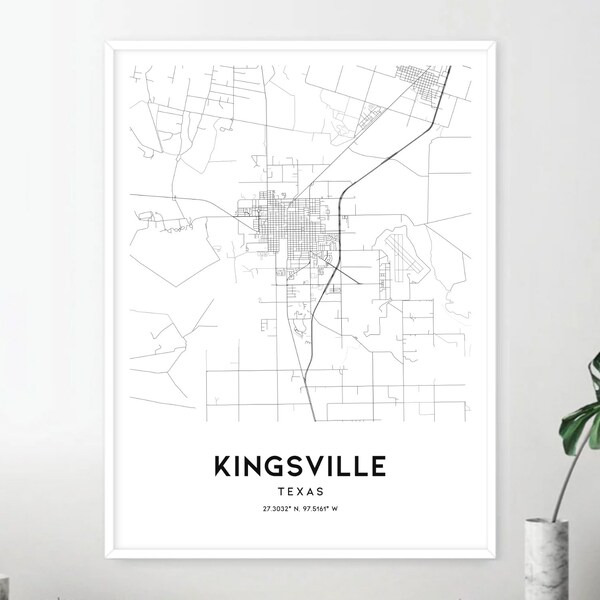 Kingsville Map - Etsy