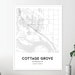 Cottage Grove Map Print, Cottage Grove Map Poster Wall Art, Mn City Map ...