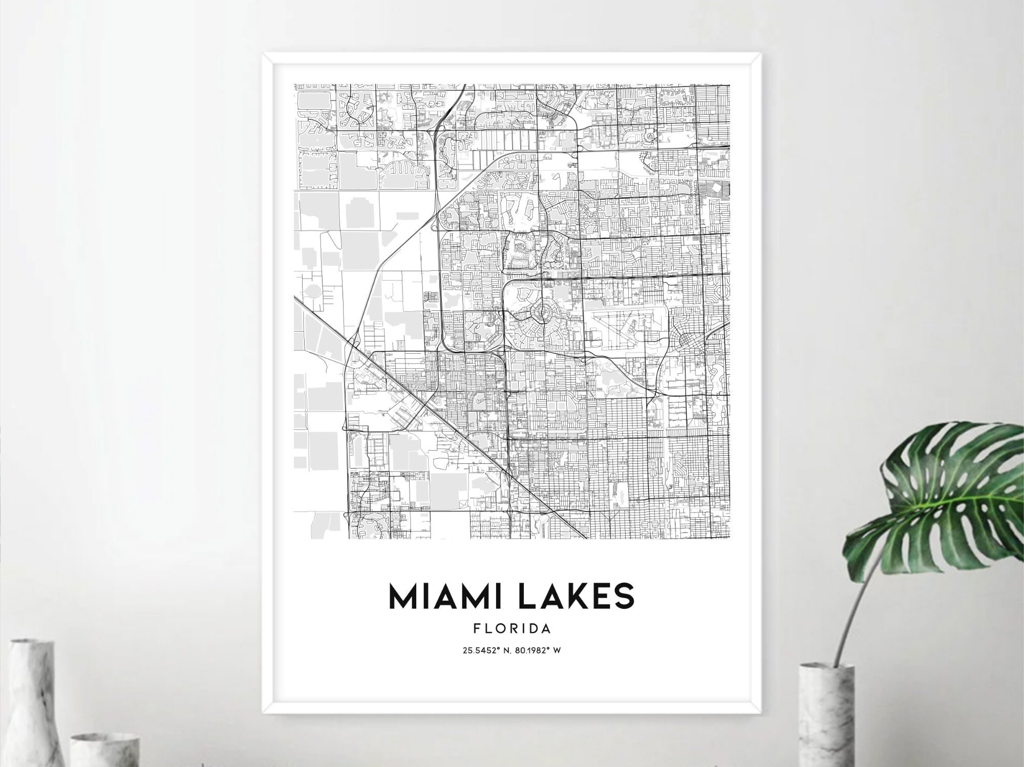 Miami Lakes Area Map
