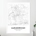 Marlborough Map Print, Marlborough Map Poster Wall Art, Ma City Map ...