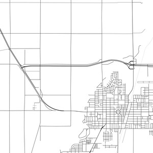 Brawley Map Print, Brawley Map Poster Wall Art, Ca City Map, California ...