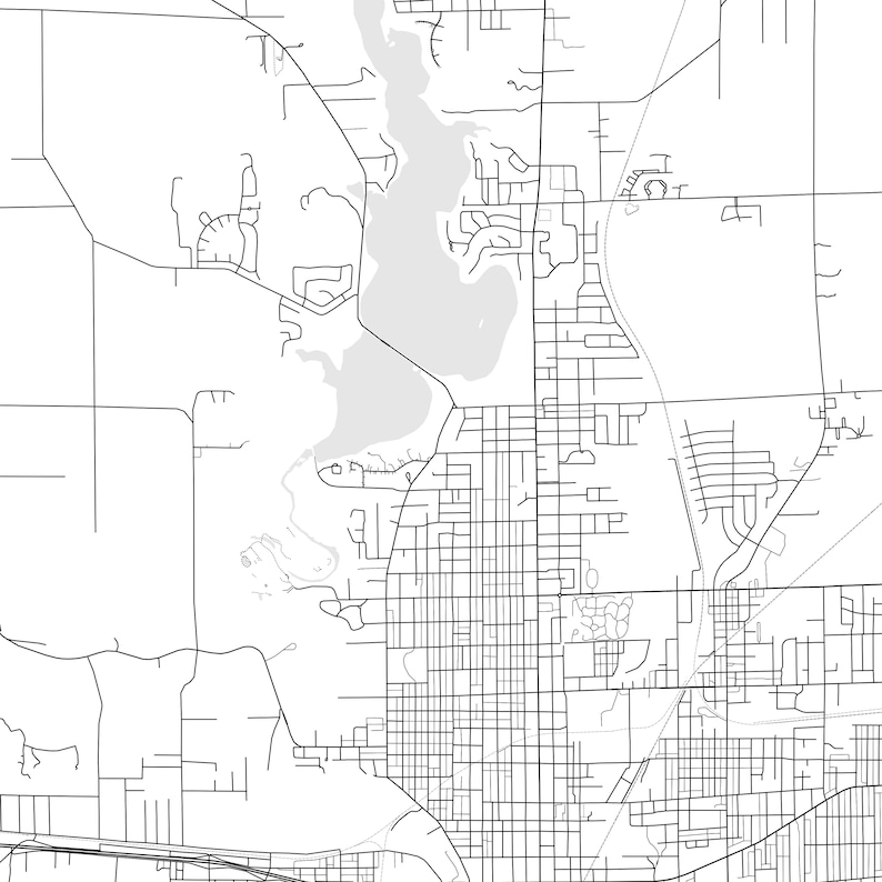 Danville Map Print Danville Map Poster Wall Art Il City Map - Etsy