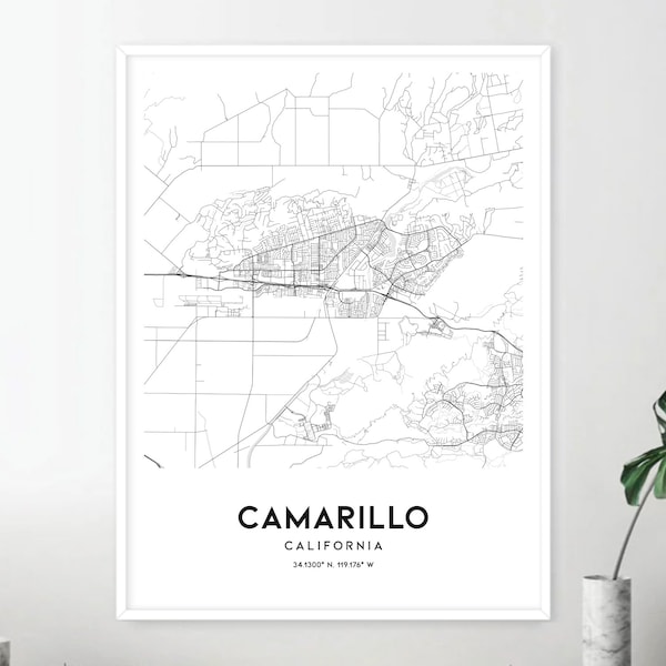 Camarillo Street Map - Etsy