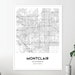Montclair Map Print, Montclair Map Poster Wall Art, Ca City Map ...