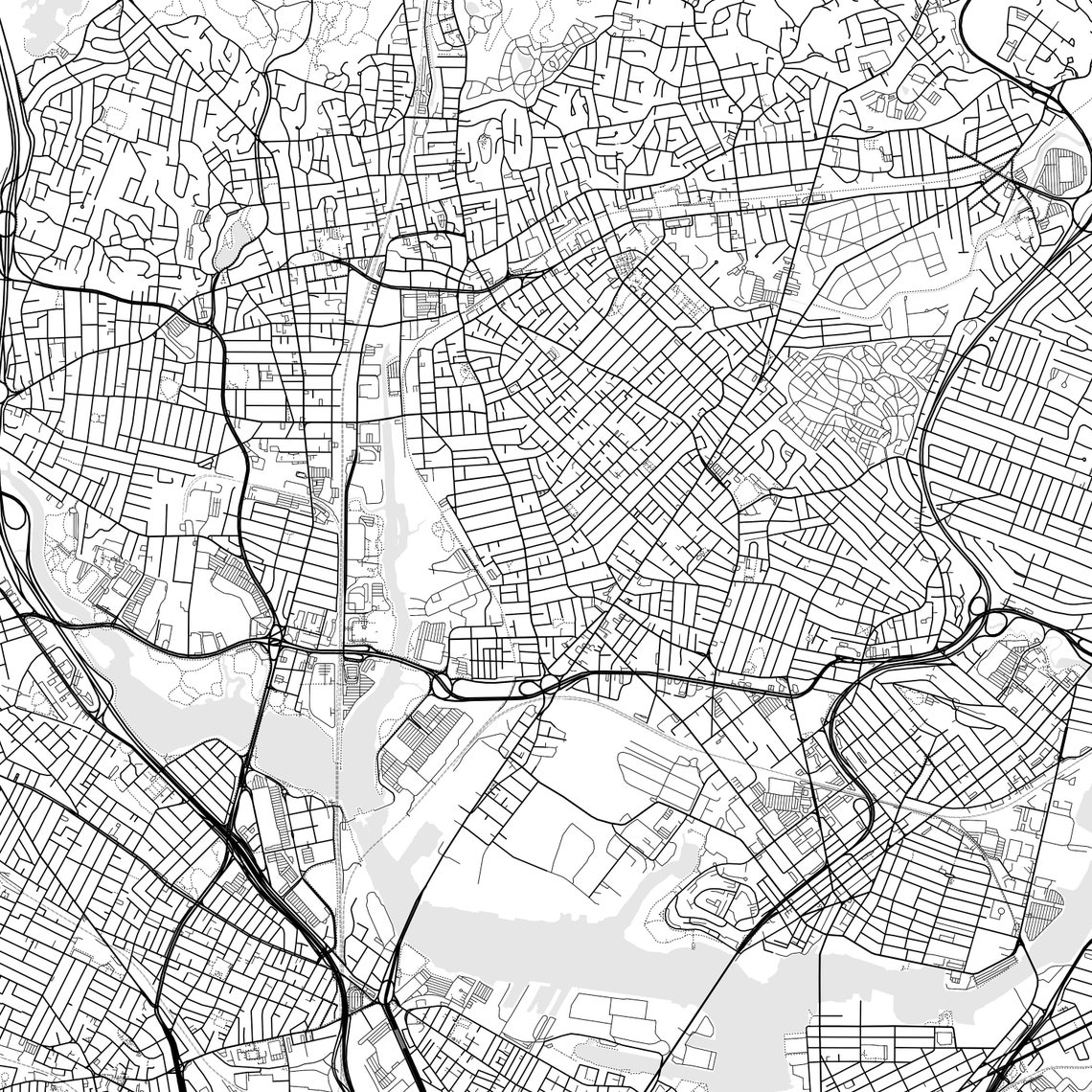 Chelsea Map Print, Chelsea Map Poster Wall Art, Ma City Map ...