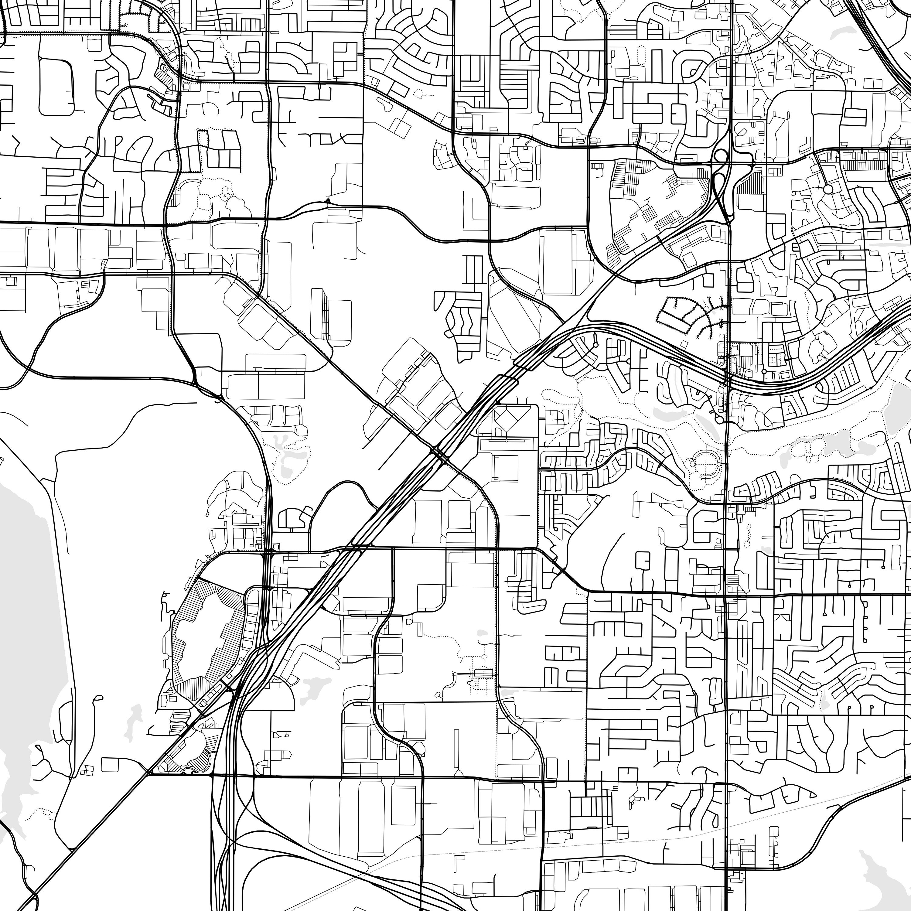 Coppell Map Print Coppell Map Poster Wall Art Tx City Map - Etsy