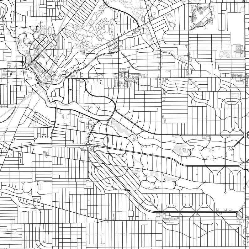 Shaker Heights Map Print, Shaker Heights Map Poster Wall Art, Oh City ...