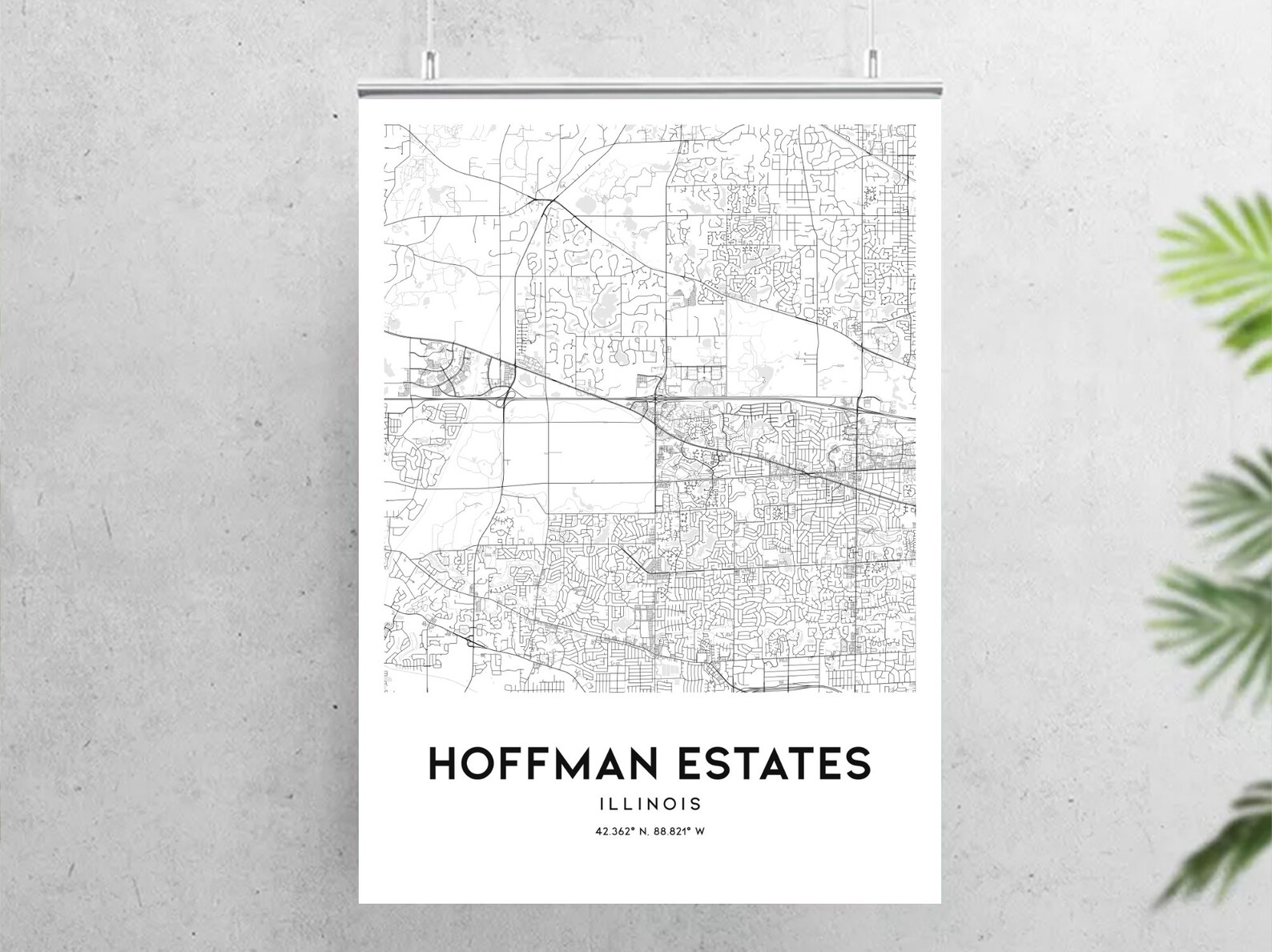 Hoffman Estates Zip Code Map - Map