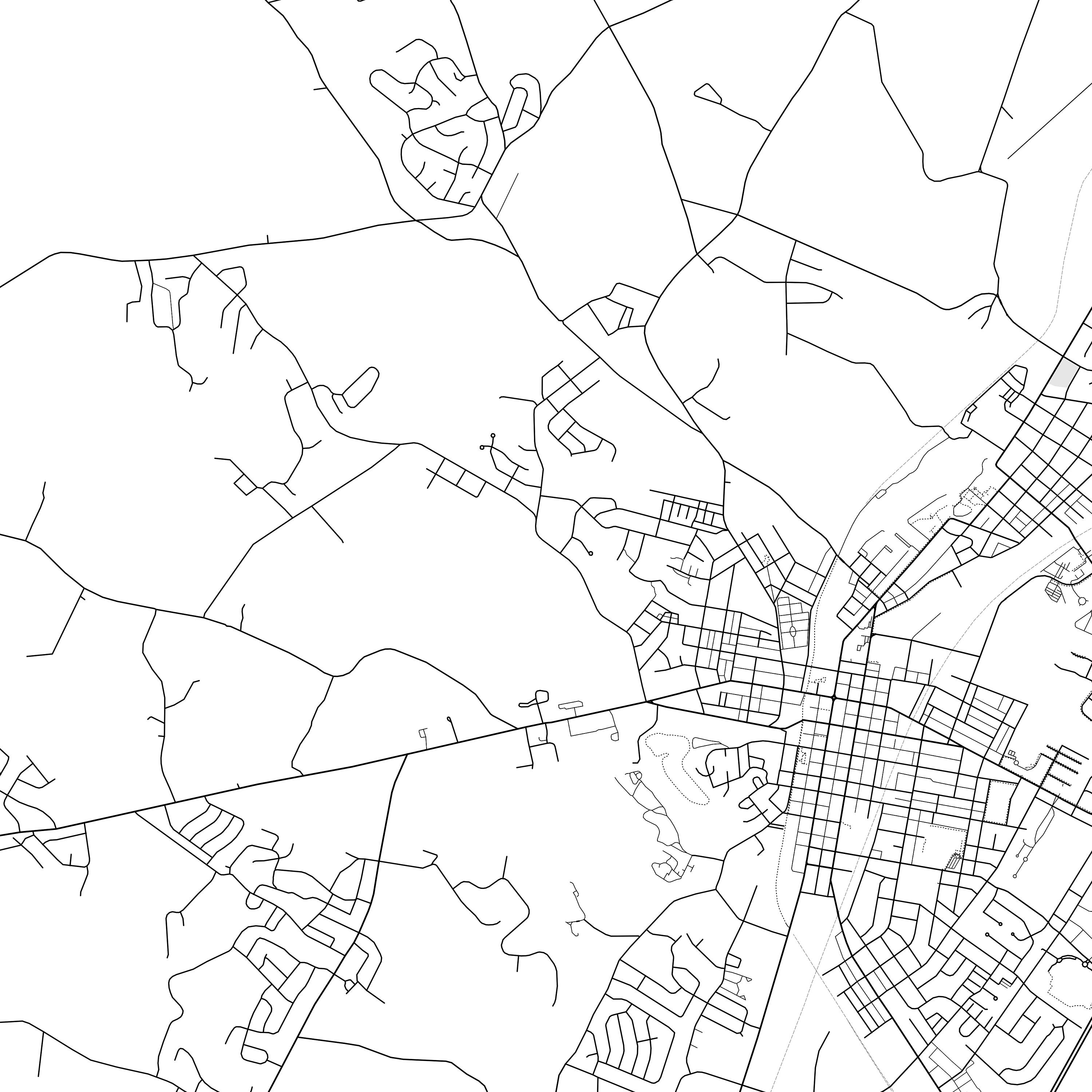 Chambersburg Map Print, Chambersburg Map Poster Wall Art, Pa City Map ...