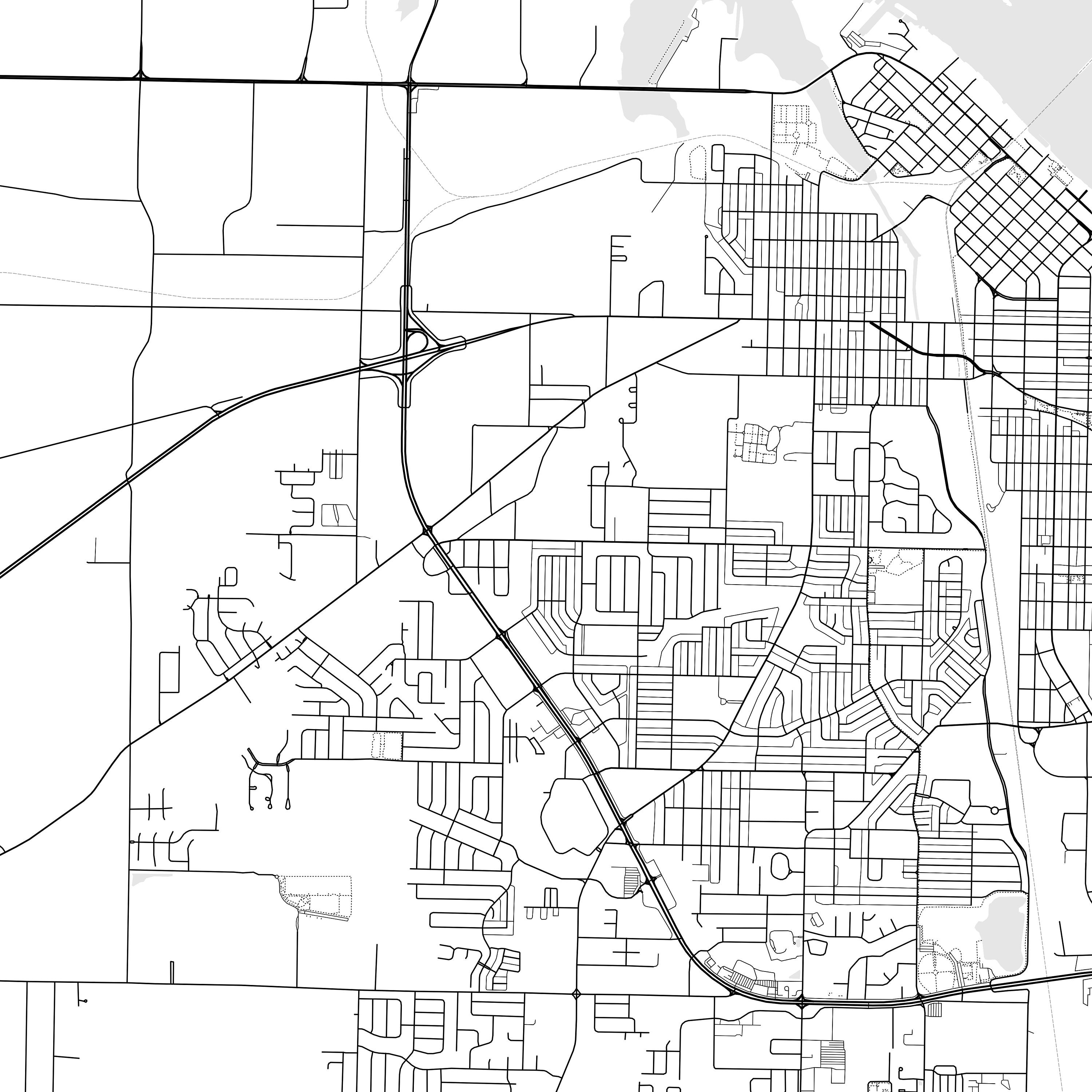 Decatur Map Print, Decatur Map Poster Wall Art, Al City Map, Alabama ...