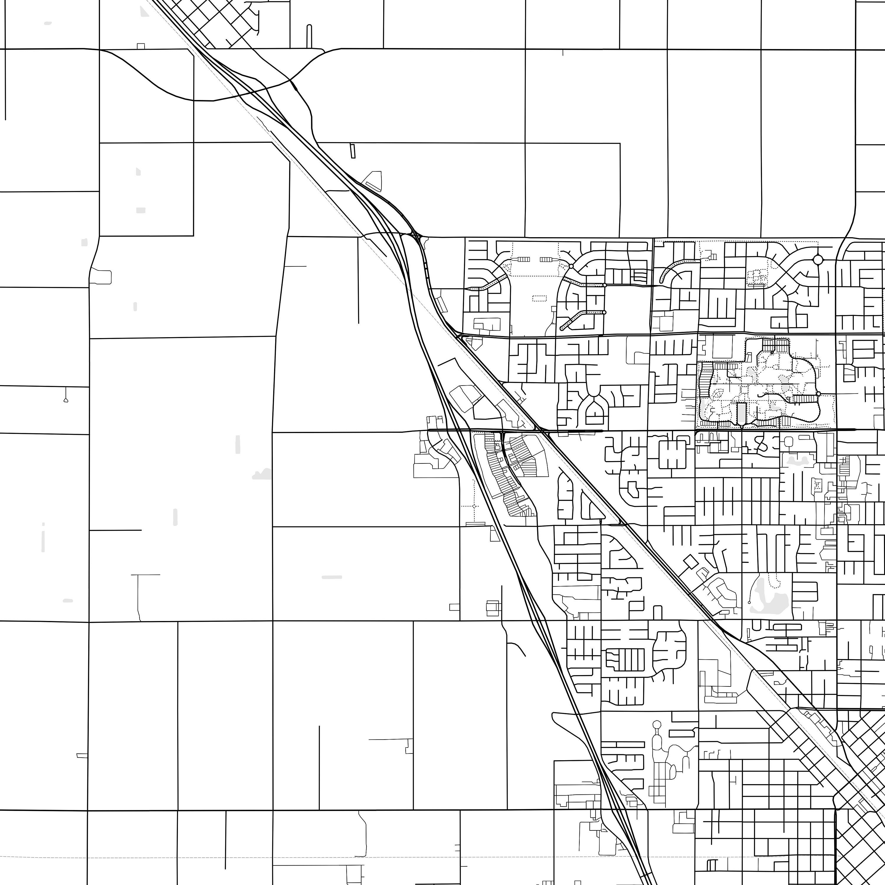 Turlock Map Print Turlock Map Poster Wall Art Ca City Map - Etsy