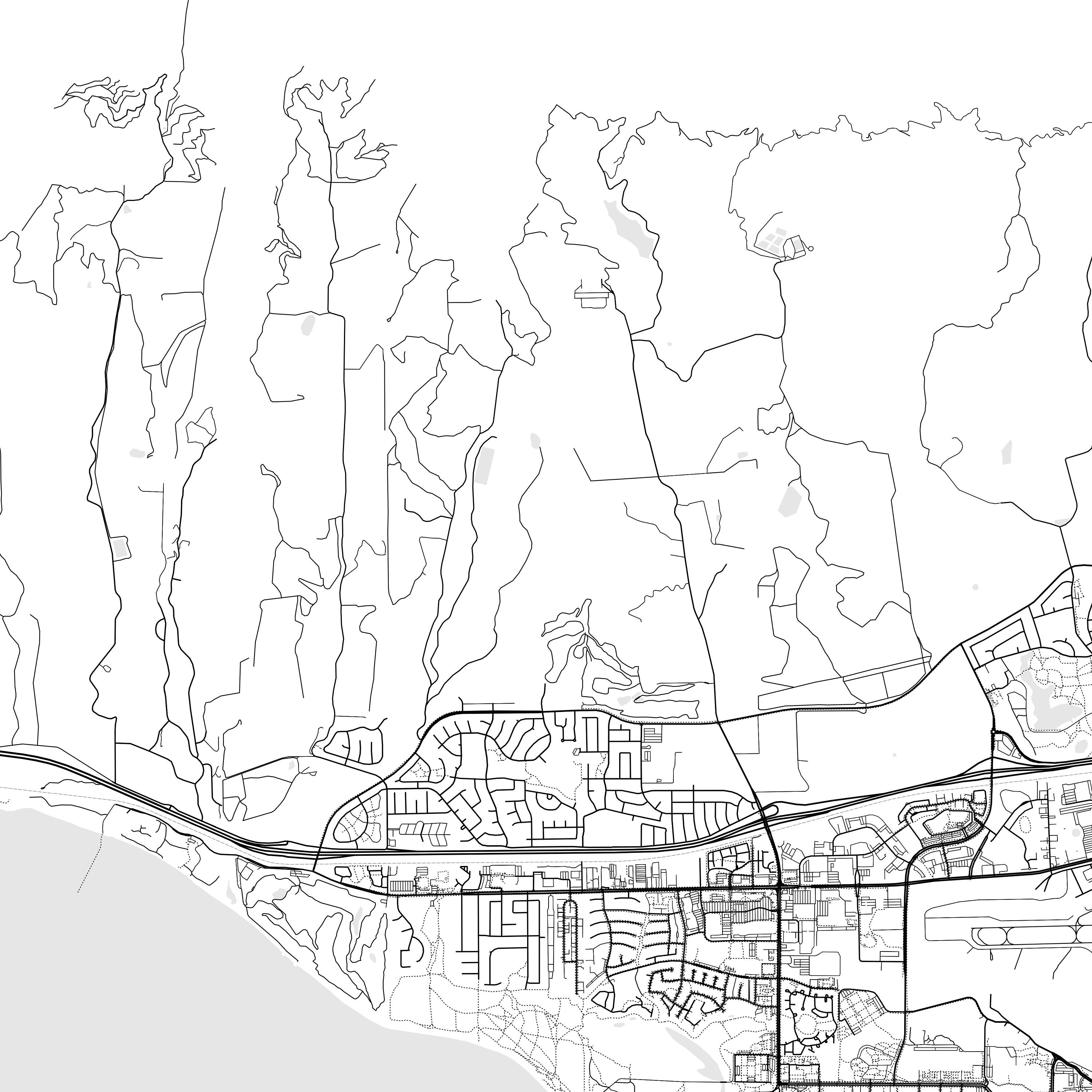 Goleta Map Print, Goleta Map Poster Wall Art, Ca City Map, California ...