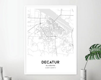Decatur Art Poster - Etsy