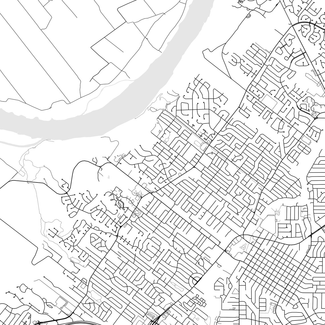 Florissant Map Print, Florissant Map Poster Wall Art, Mo City Map ...