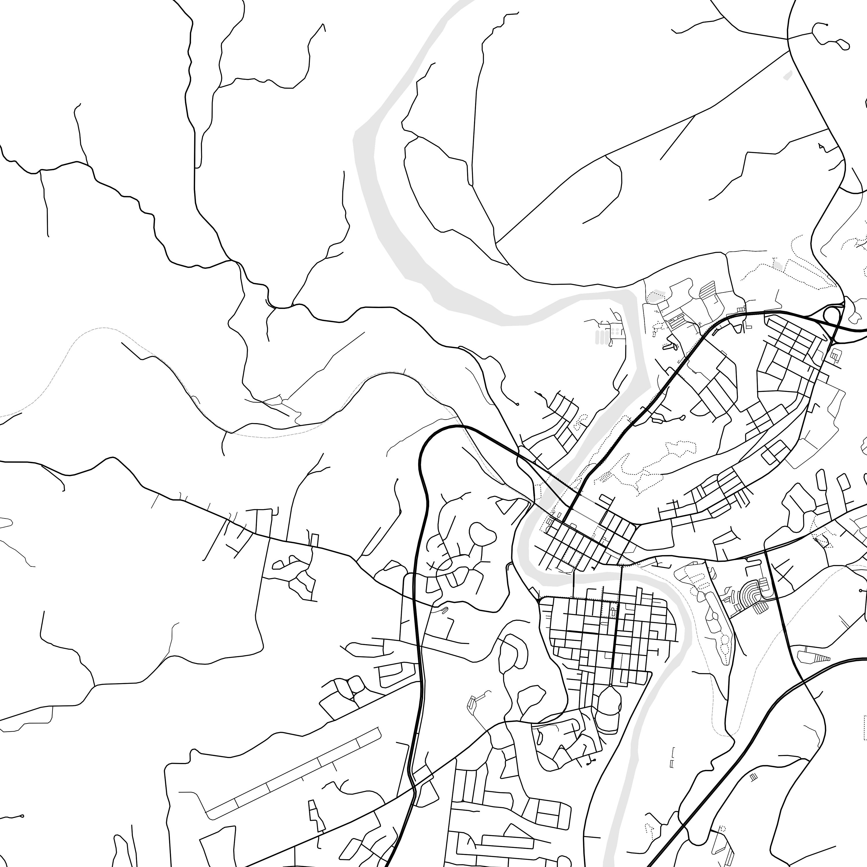 Frankfort Map Print, Frankfort Map Poster Wall Art, Ky City Map ...