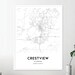 Crestview Map Print, Crestview Map Poster Wall Art, Fl City Map ...