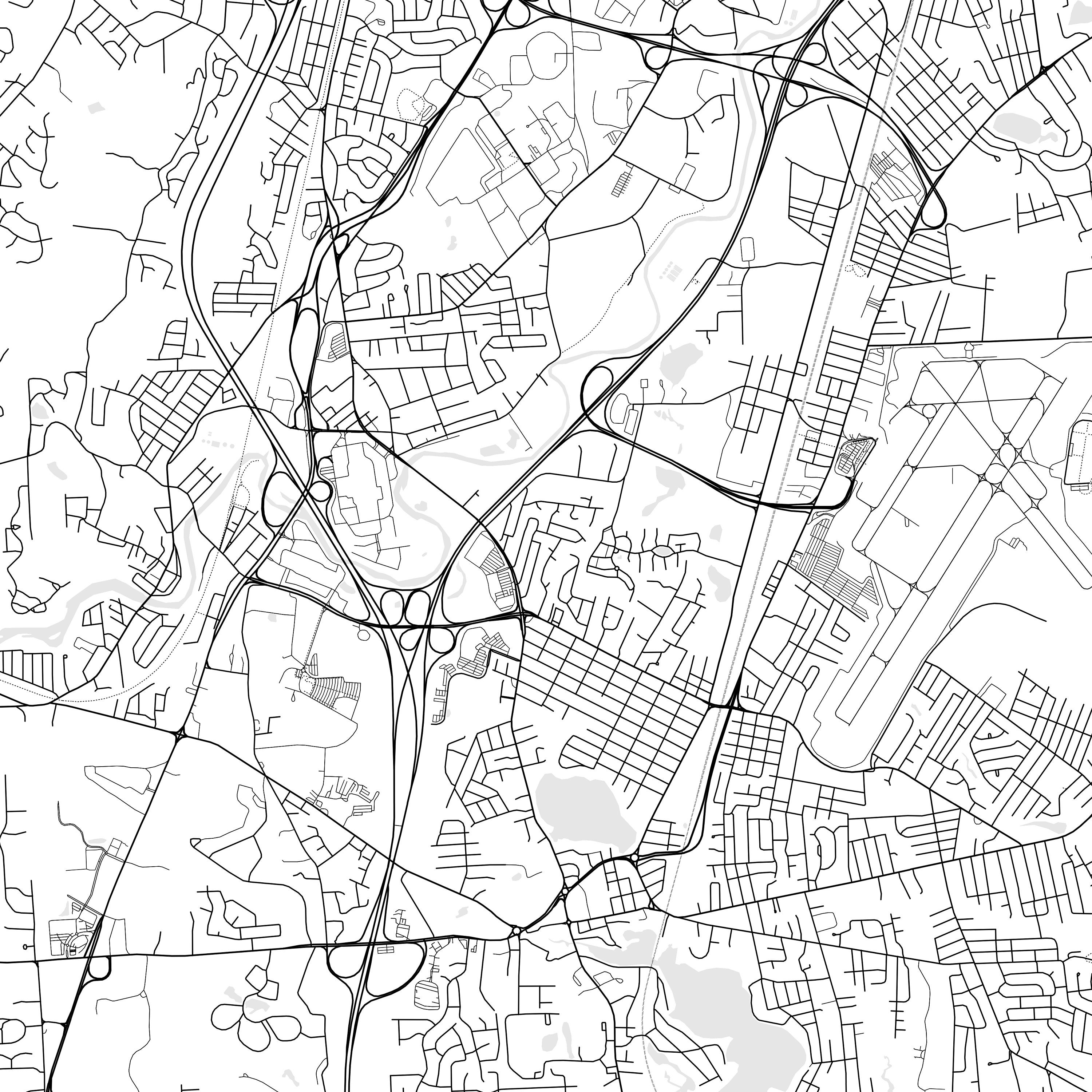 Warwick Map Print, Warwick Map Poster Wall Art, Ri City Map, Rhode ...