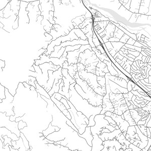 Atascadero Map Print, Atascadero Map Poster Wall Art, Ca City Map ...