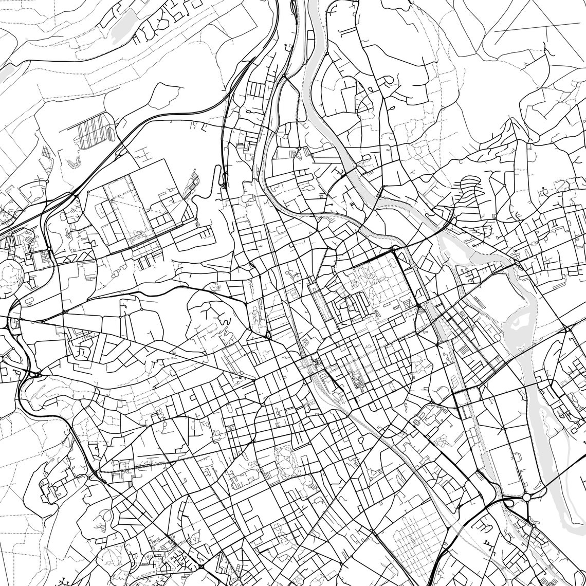 Nancy Map Print Nancy Map Poster Wall Art Nancy City Map - Etsy Australia