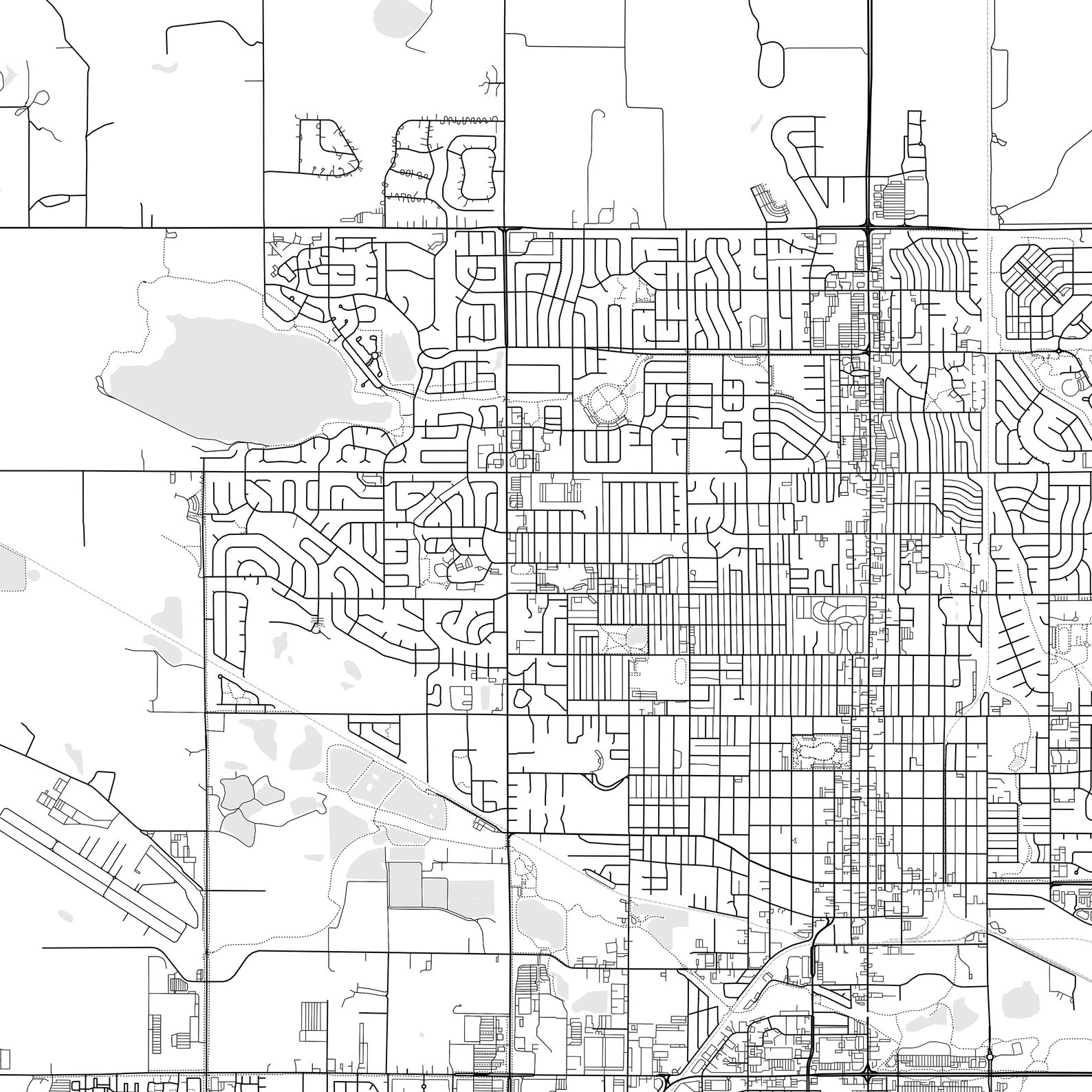 Longmont Map Print, Longmont Map Poster Wall Art, Co City Map, Colorado ...