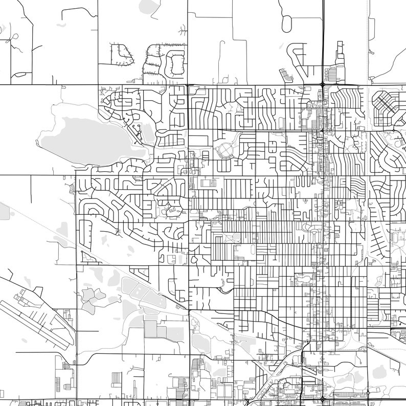 Longmont Map Print, Longmont Map Poster Wall Art, Co City Map, Colorado ...