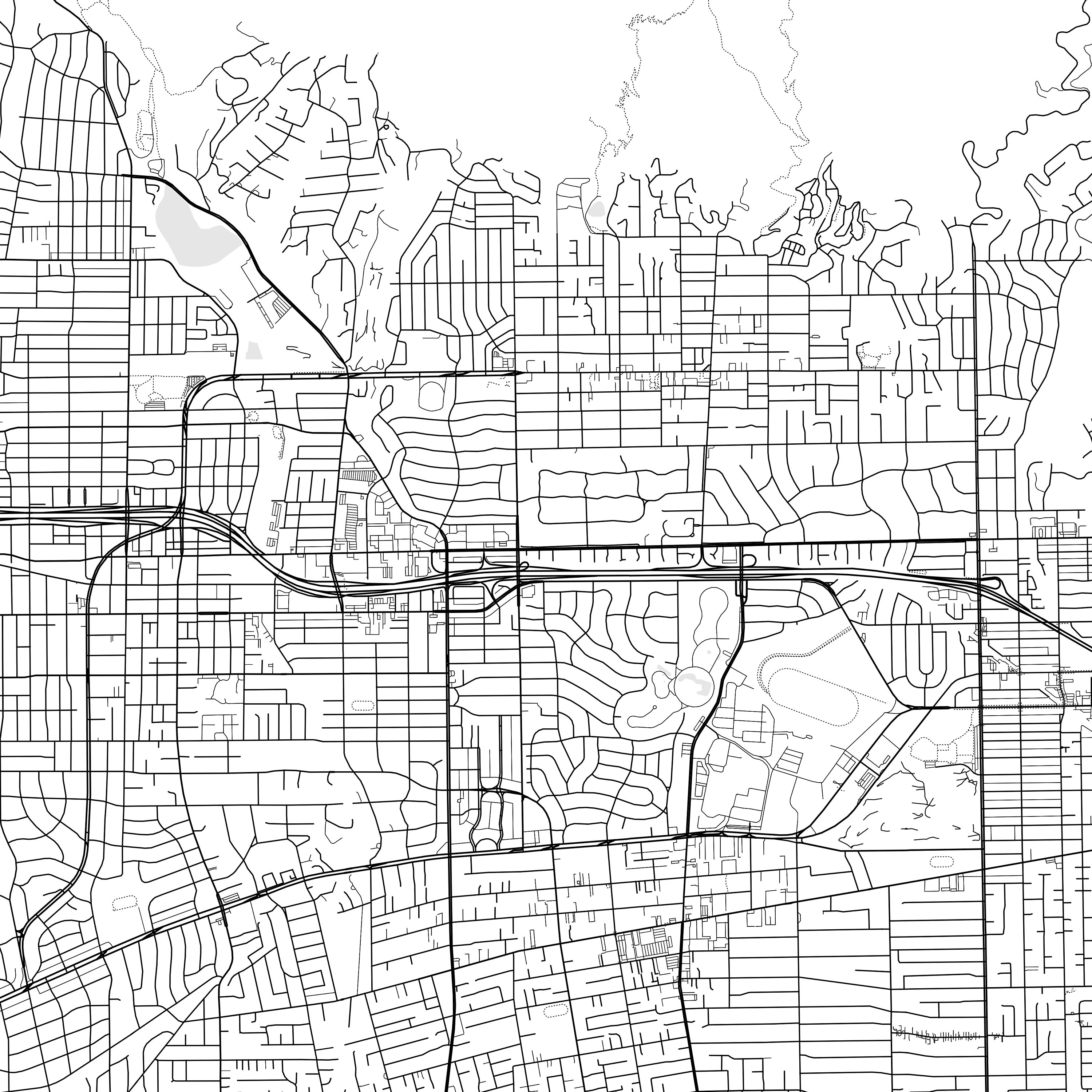 Arcadia Map Print, Arcadia Map Poster Wall Art, Ca City Map, California ...