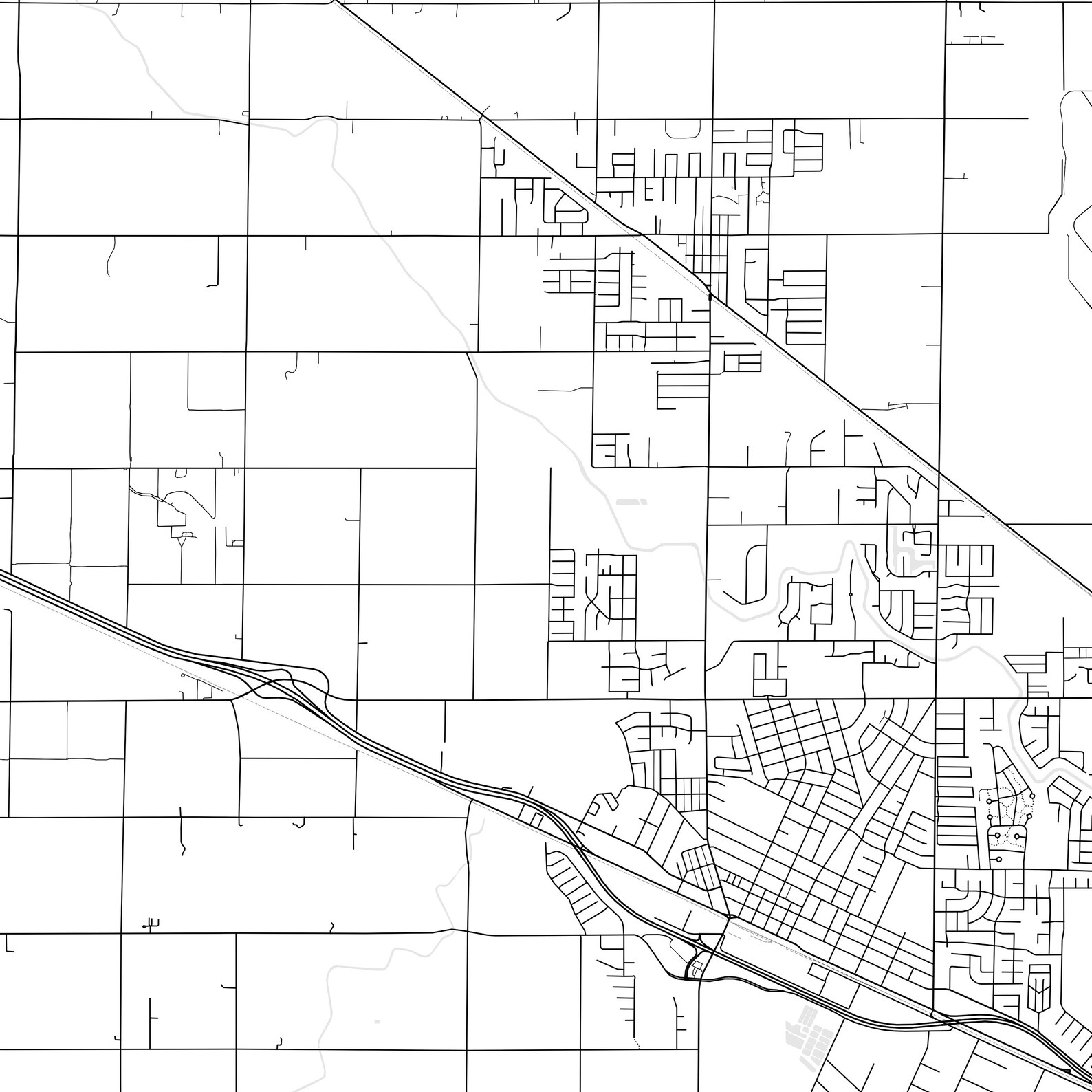 Atwater Map Print Atwater Map Poster Wall Art Ca City Map | Etsy
