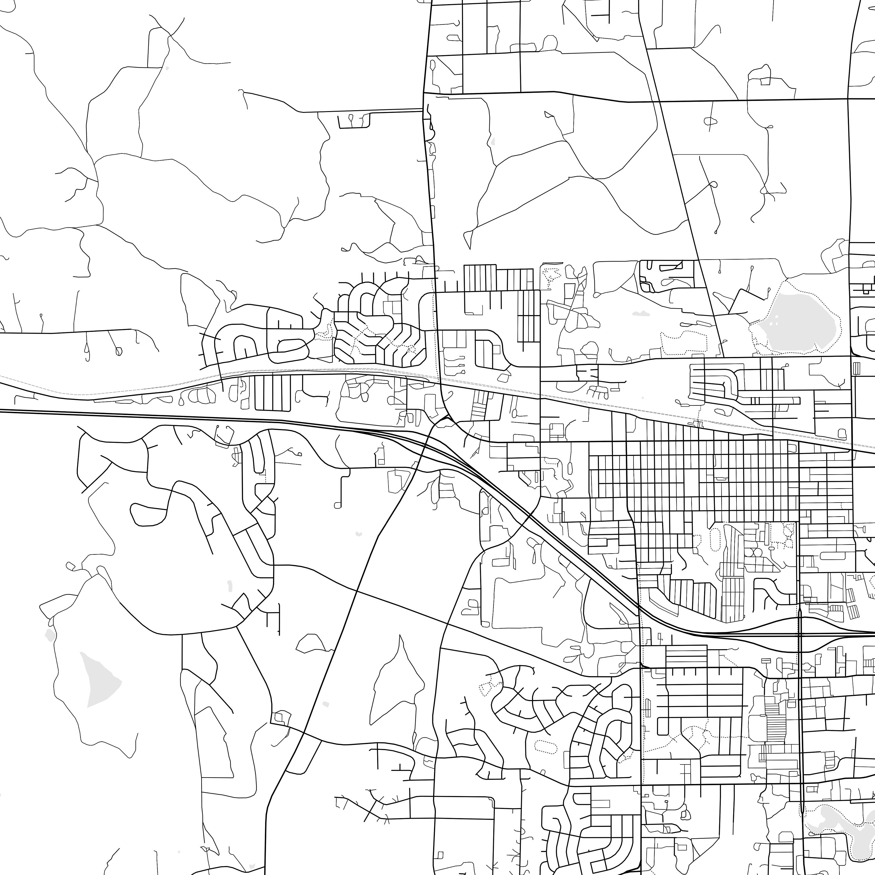 Gillette Map Print Gillette Map Poster Wall Art Wy City Map - Etsy