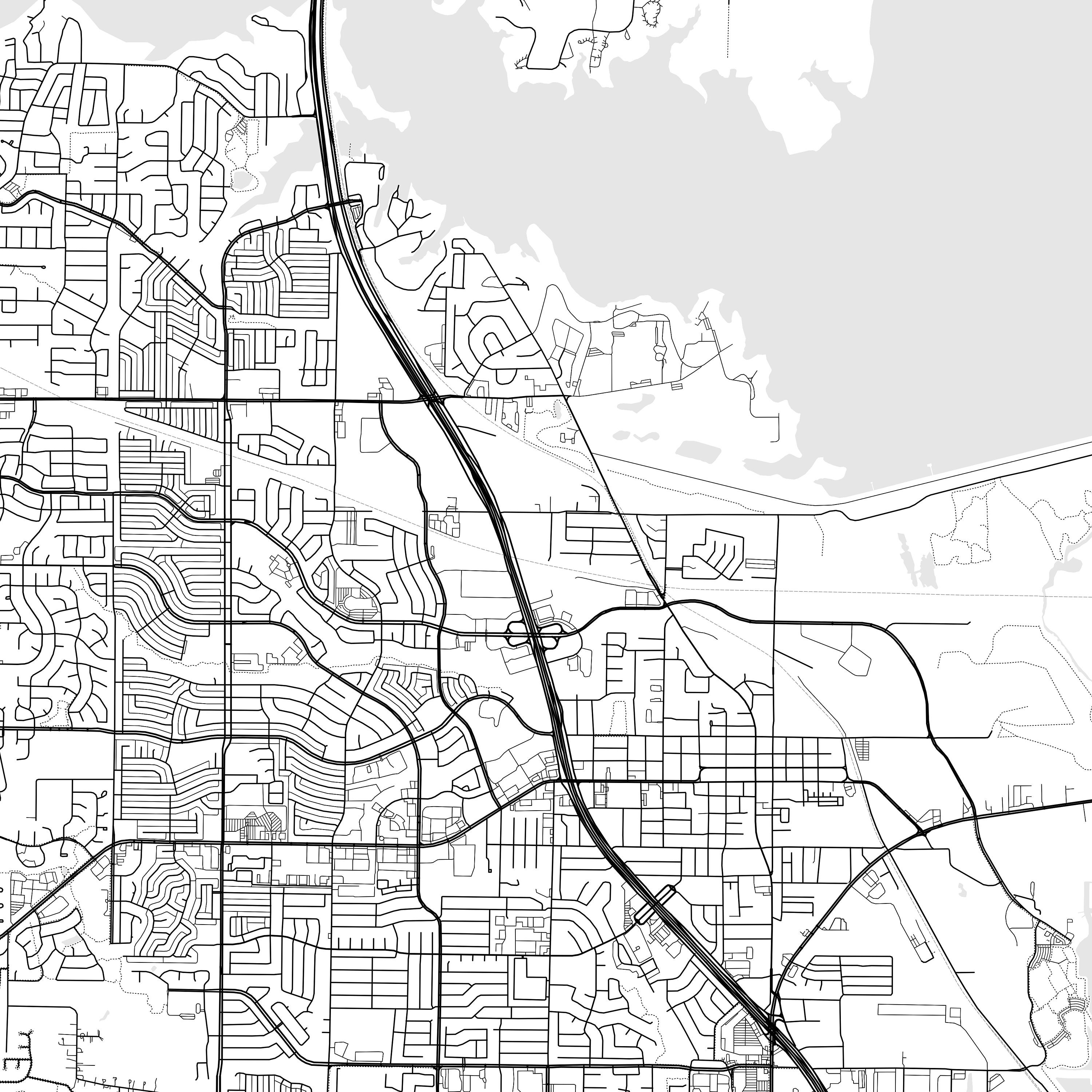 Lewisville Map Print, Lewisville Map Poster Wall Art, Tx City Map ...