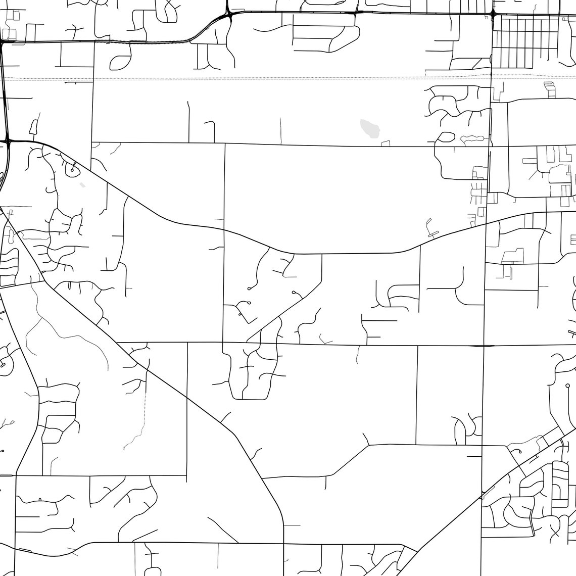 New Berlin Map Print, New Berlin Map Poster Wall Art, Wi City Map ...