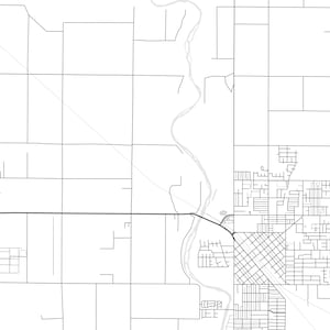 Reedley Map Print, Reedley Map Poster Wall Art, Ca City Map, California ...