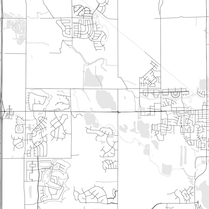 Windsor Map Print Windsor Map Poster Wall Art Co City Map - Etsy