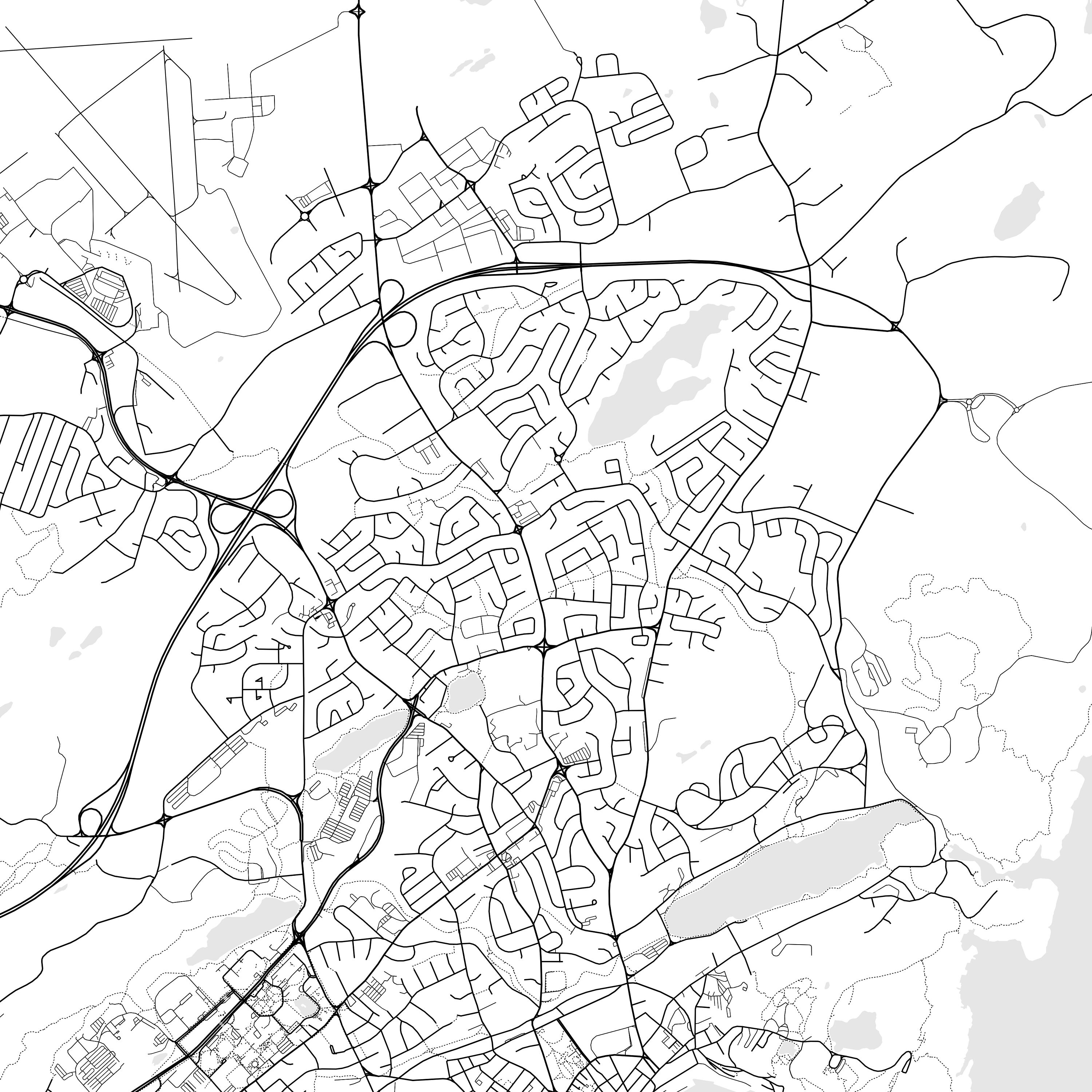 St. Johns Map Print St. Johns Map Poster Wall Art St. - Etsy