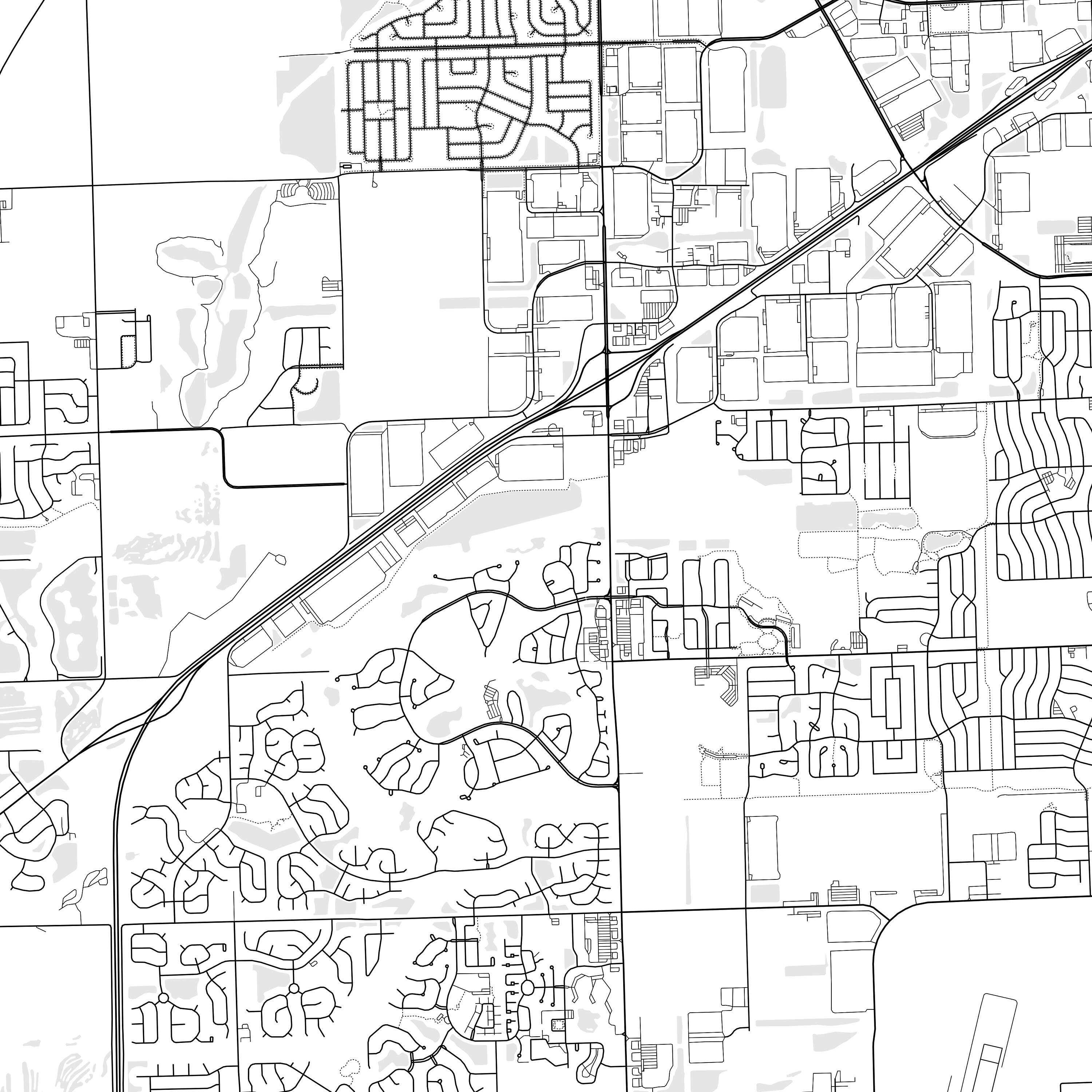 Romeoville Map Print, Romeoville Map Poster Wall Art, Il City Map ...