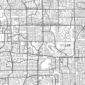 Lauderhill Map Print Lauderhill Map Poster Wall Art Fl City | Etsy